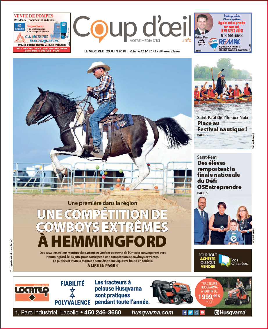 20 JUIN 2018 - Coup d’œil