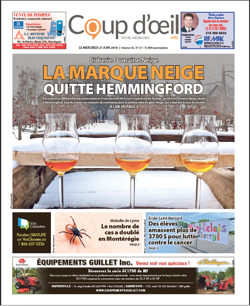 27 juin 2018 - Coup d’œil