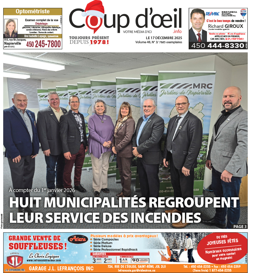 17 décembre 2025 - Coup d’œil